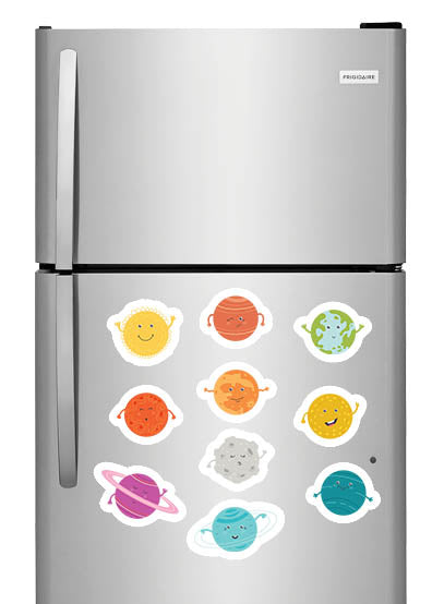 Planets (2) Fridge Magnets - (10 PER PACK) – Canvas & More